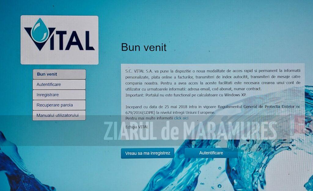 SC VITAL: CONT ONLINE-Lista facturilor în sold - Ziarul de Maramures